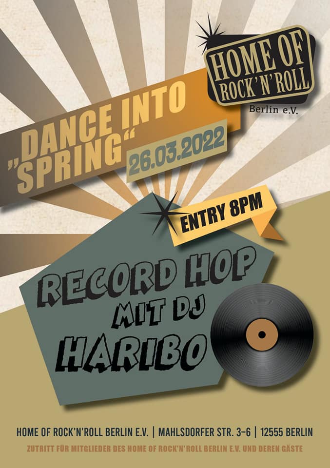 Record Hop: Dance into Spring - Rockin' Wildcat